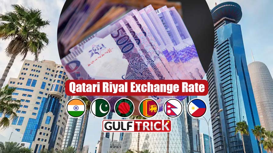 Qatar Riyal Exchange Rate Today: 02 September 2025 - Gulf Trick All ...