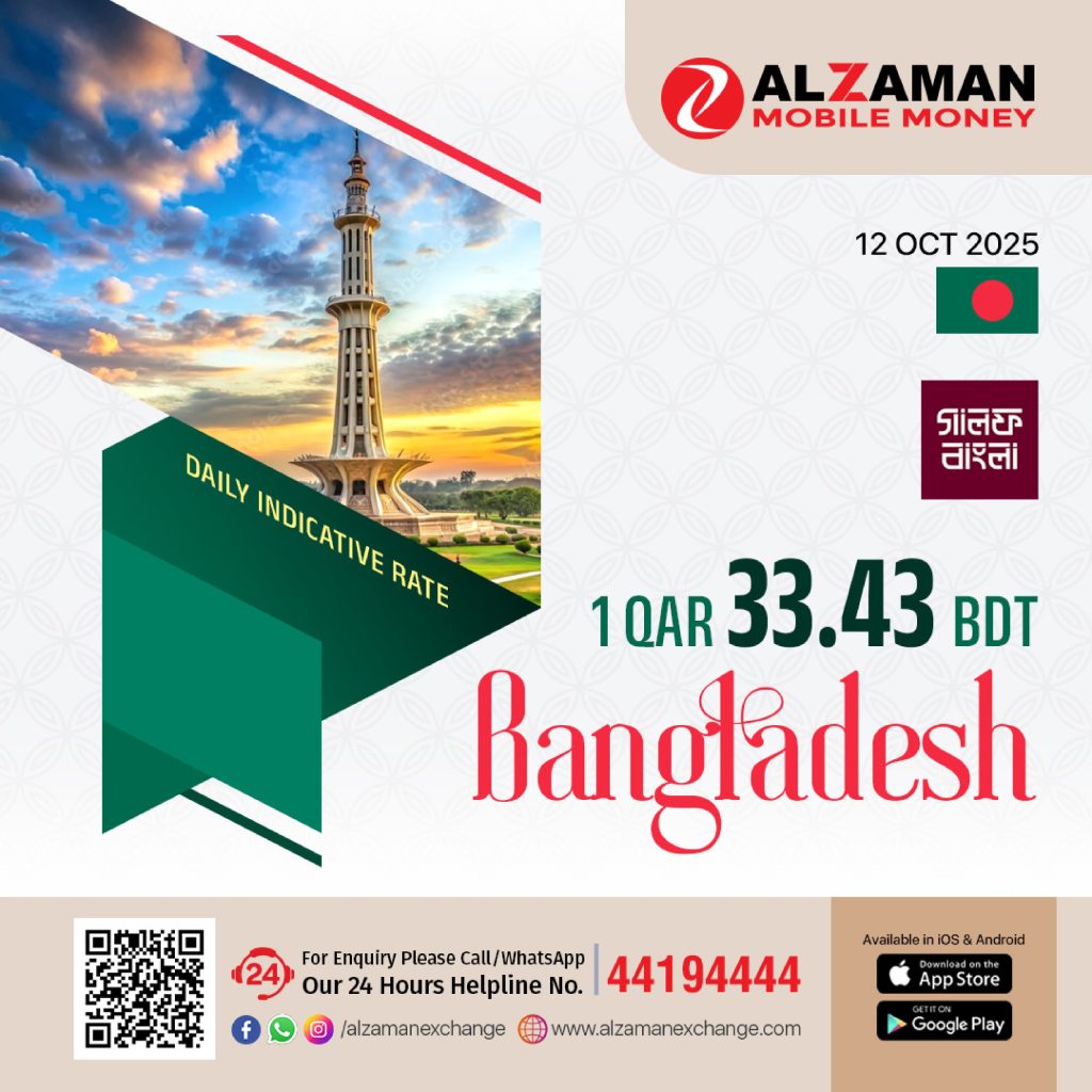 Qatar Riyal Exchange Rate Today: 12 October 2025 - Gulf Trick All About ...